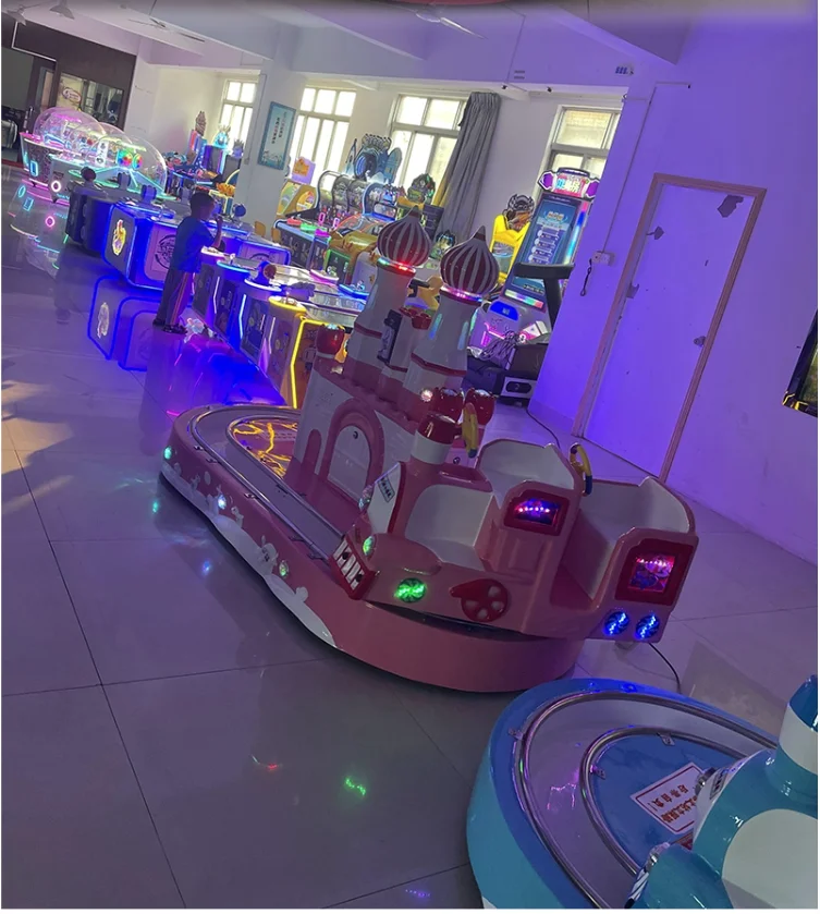 Kids Playground Castle Train Electric Children Coin-operated Arcade ...