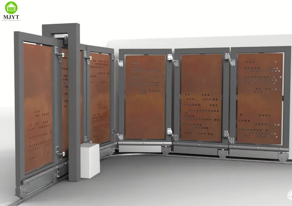 Eco-friendly Main Gate Designs with Sliding Turning Gate