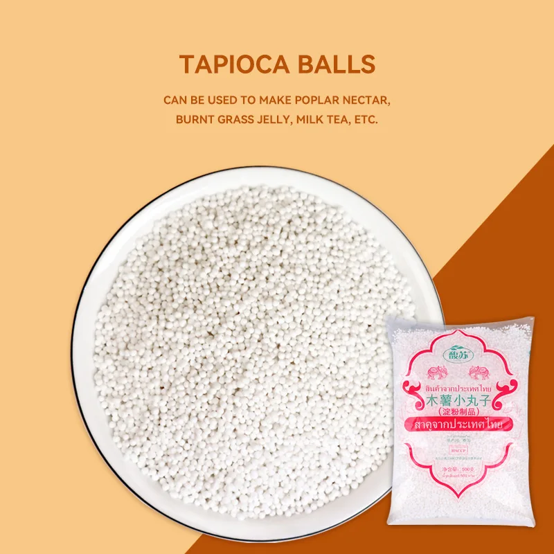 Wholesale High Quality Thai White Sago Tea Brewing Ingredients For Tea ...