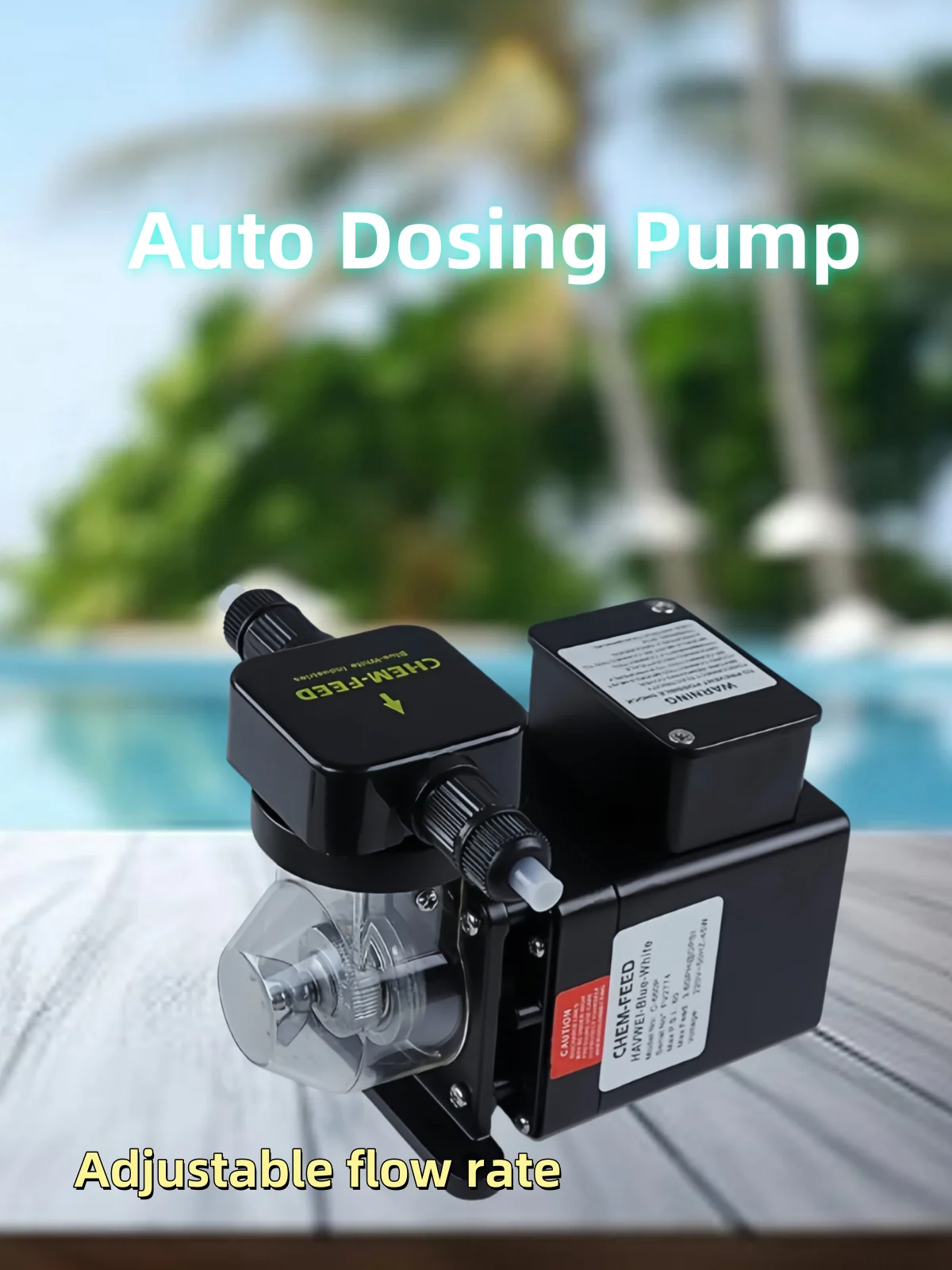 Automatic Chlorine Feeder Swimming Pool Chemical Dosing Pump with ABS ...