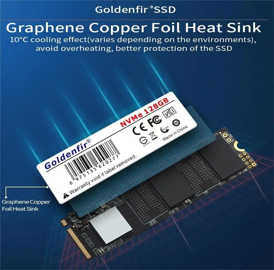Goldenfir M.2 NVMe PCIe3.0 SSD 120GB 128GB 240GB Solid State Drive for ...