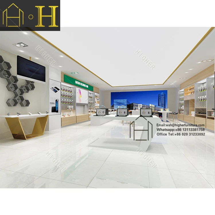 Mobile Phone Shop Design - Custom Retail Display Fitting