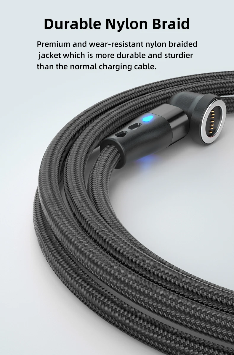 540 Cable Magnetic USB 3 in 1 - Fast Charging & Data Transfer