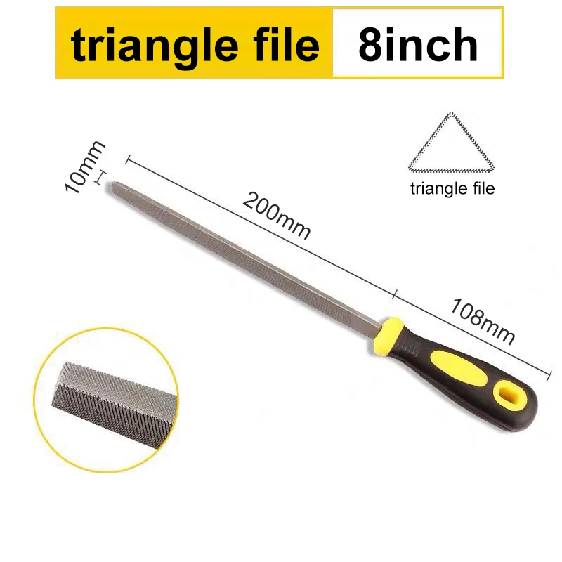 Stainless Steel Half Round Files - Sharp & Durable Tools