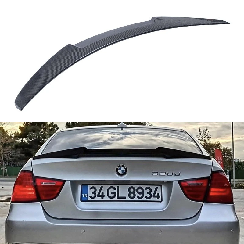 Ytb Gloss Black M4 Style Spoiler For 2005-2012 Bmw 3 Series E90 M3 Boot ...