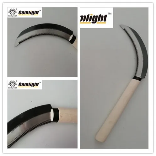 Steel Sickle 1319-7.5 Inch With Big Wooden Handle - Buy Saw Sickle ...