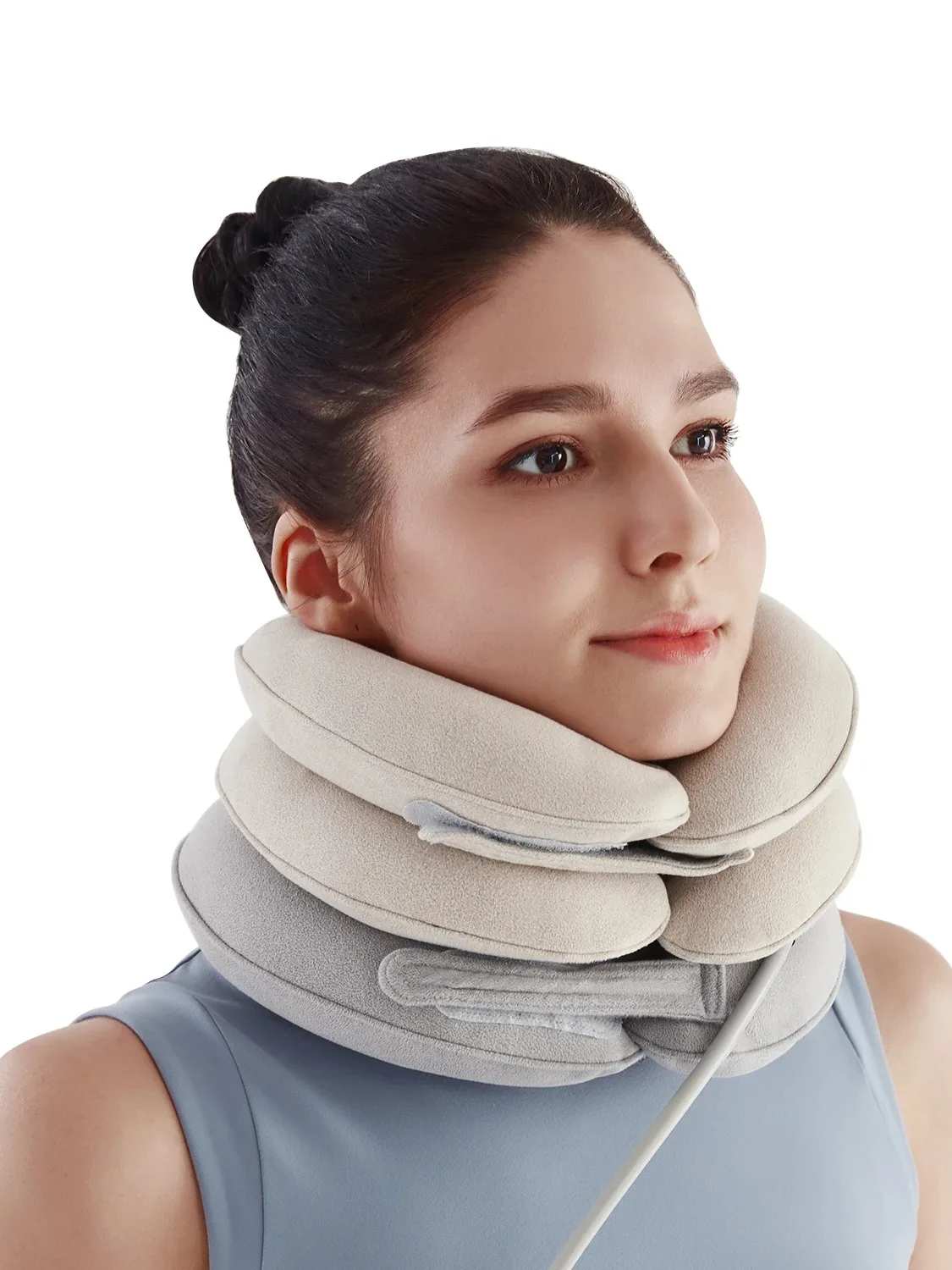 Medical Supplies Inflatable Cervical Neck Collar Traction Device And ...