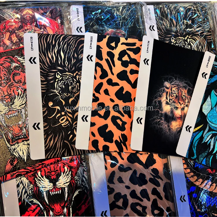 3d Relief Vinyl Skin Sticker Mobile Back Film / Phone Wrap Skin ...