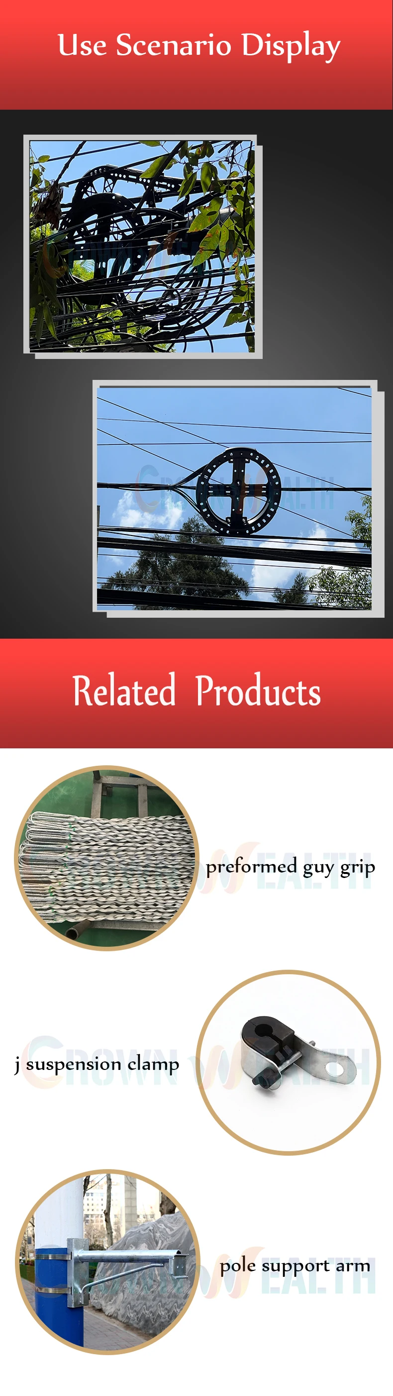 Sno-Shoe Fiber Optic Cable Slack Storage Unit for Overhead Line ...