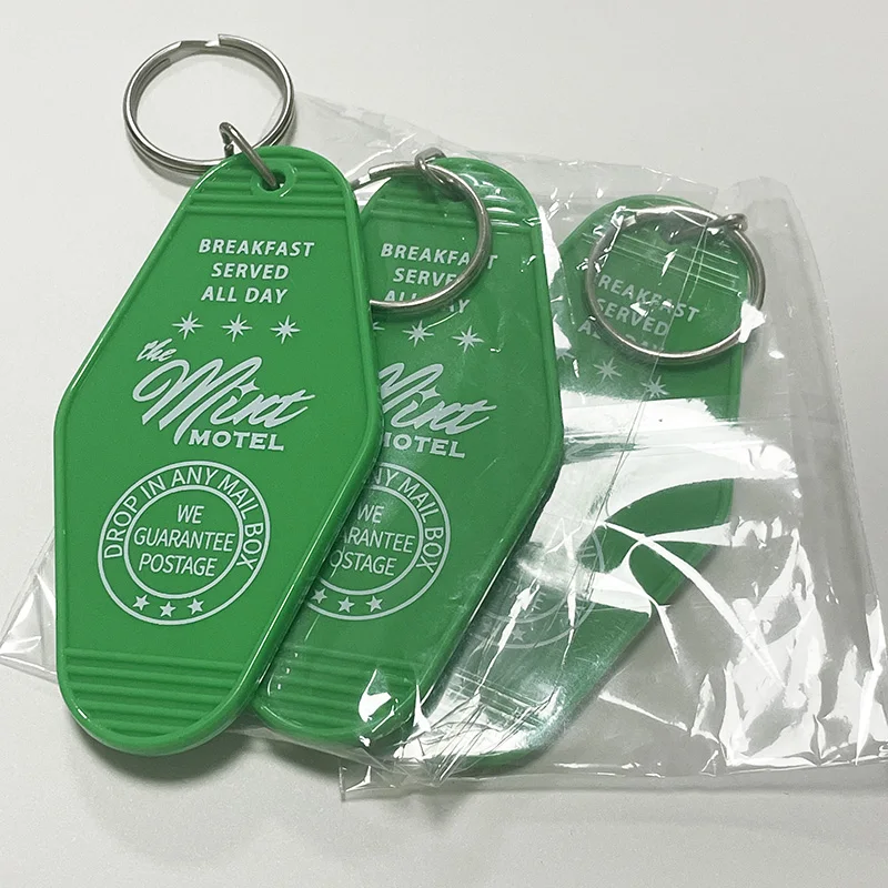 Kofei Custom Blank Hotel Key Chain Motel Key Tag Plastic Keychain Blank ...