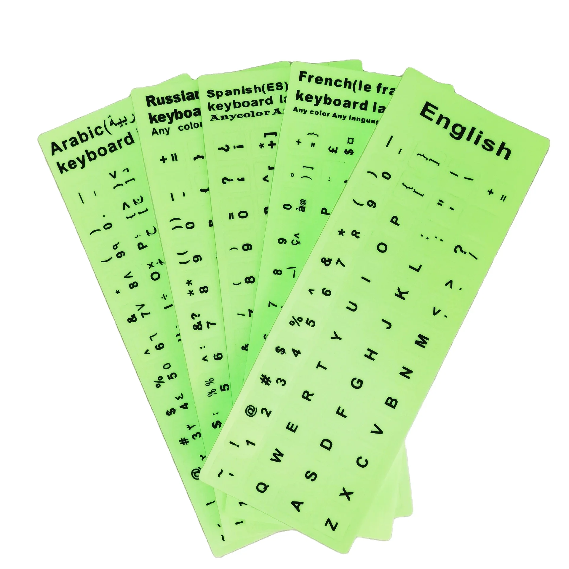 Custom Laptop Keyboard Stickers - Multi-Language Support
