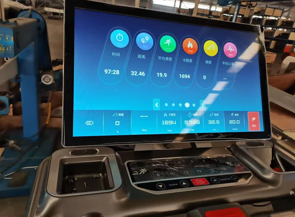 CE Certified Treadmill with Touch Screen Heart Rate Monitoring
