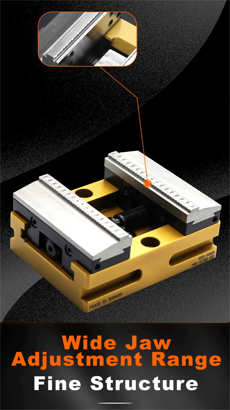 Self-centering Vise 4 Axis 5 Axis Fixture Tool Concentric Vise CNC ...