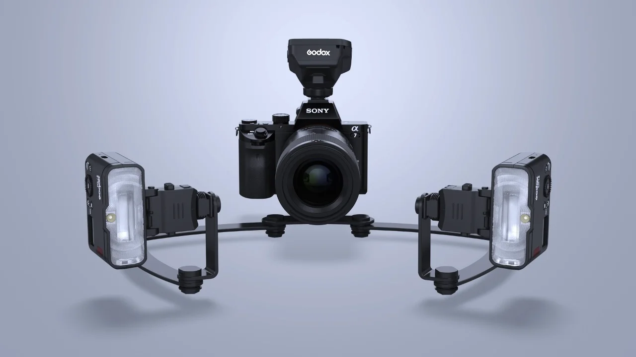 Godox Macro Flash Support Mf-db For Mf12-dk1 Macro Mini Flash Speedlite ...