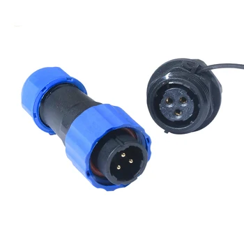 Ip68 Waterproof 3 Pin Power Plug Circular Connector - Buy Connector ...
