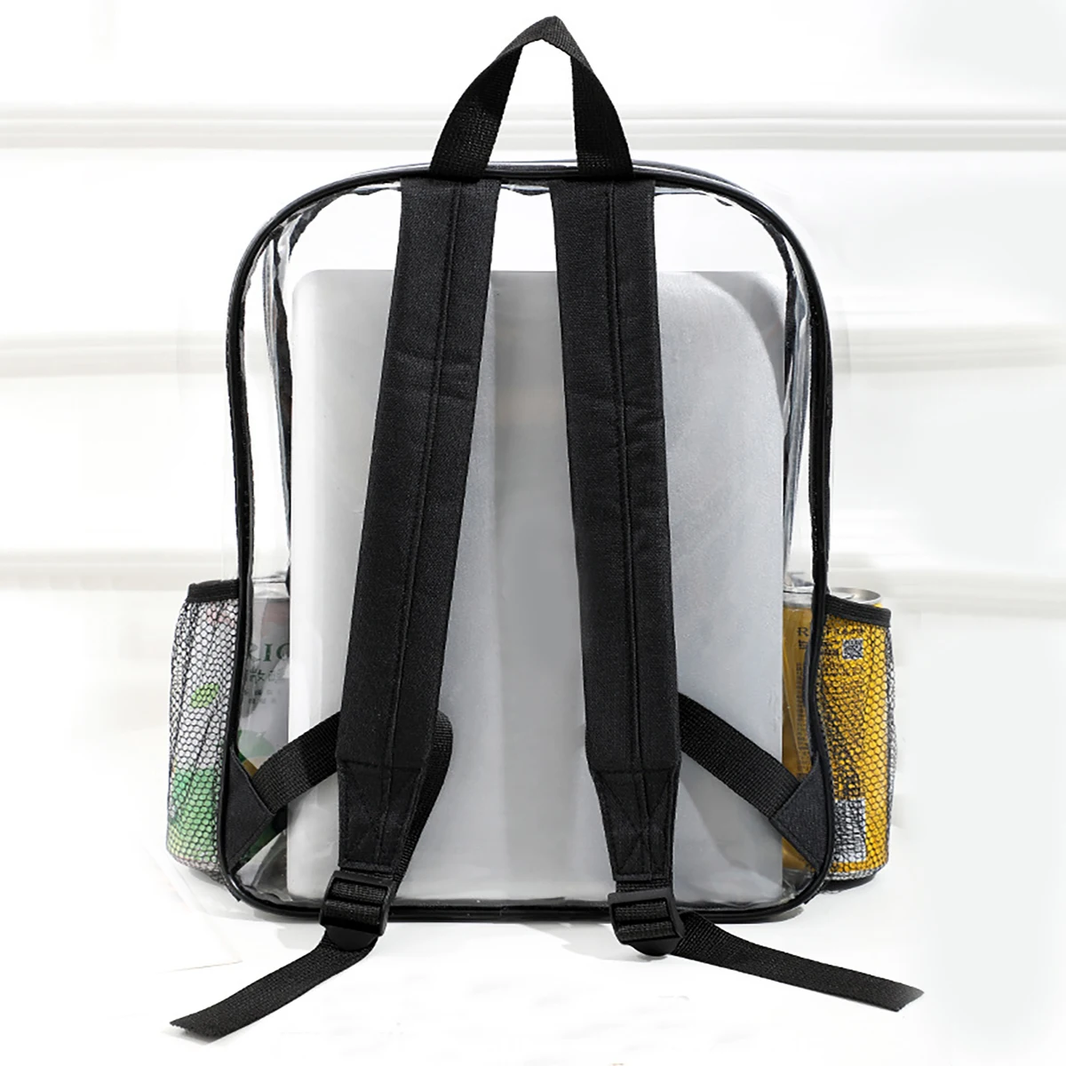 Children Clear Vinyl Small Coating Transparent Clear Pvc Backpack Back ...