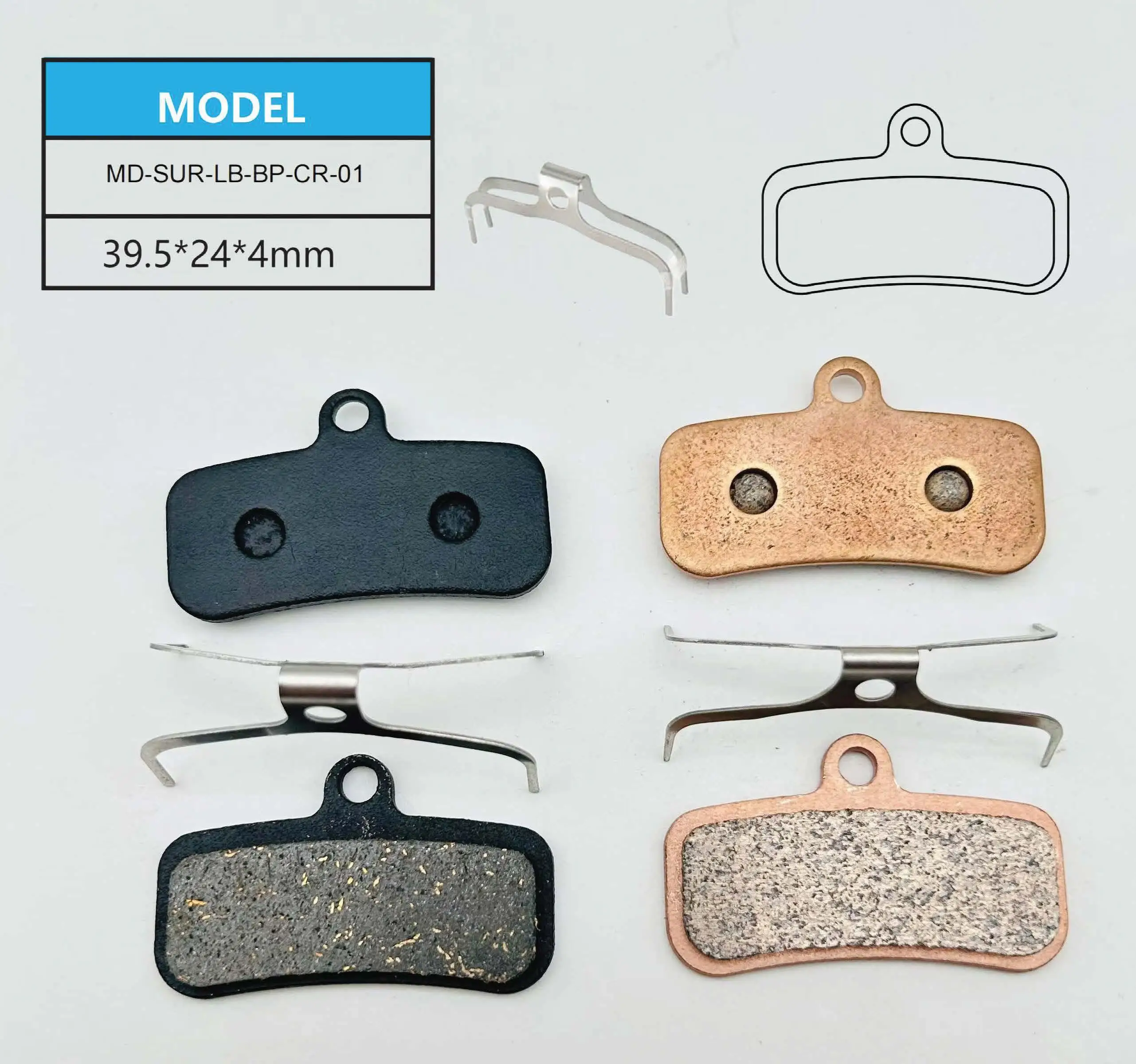 Ebike Parts - High Quality Sintered Brake Pads for Surron LBX