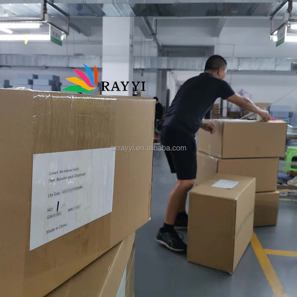 Acrylic 6 Slot Booster Pack Dispenser - RAY YI Custom Display