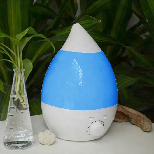 Runal 3l 7 Led Changing Colors 4l Blue Water Drop Home Cool Mist ...