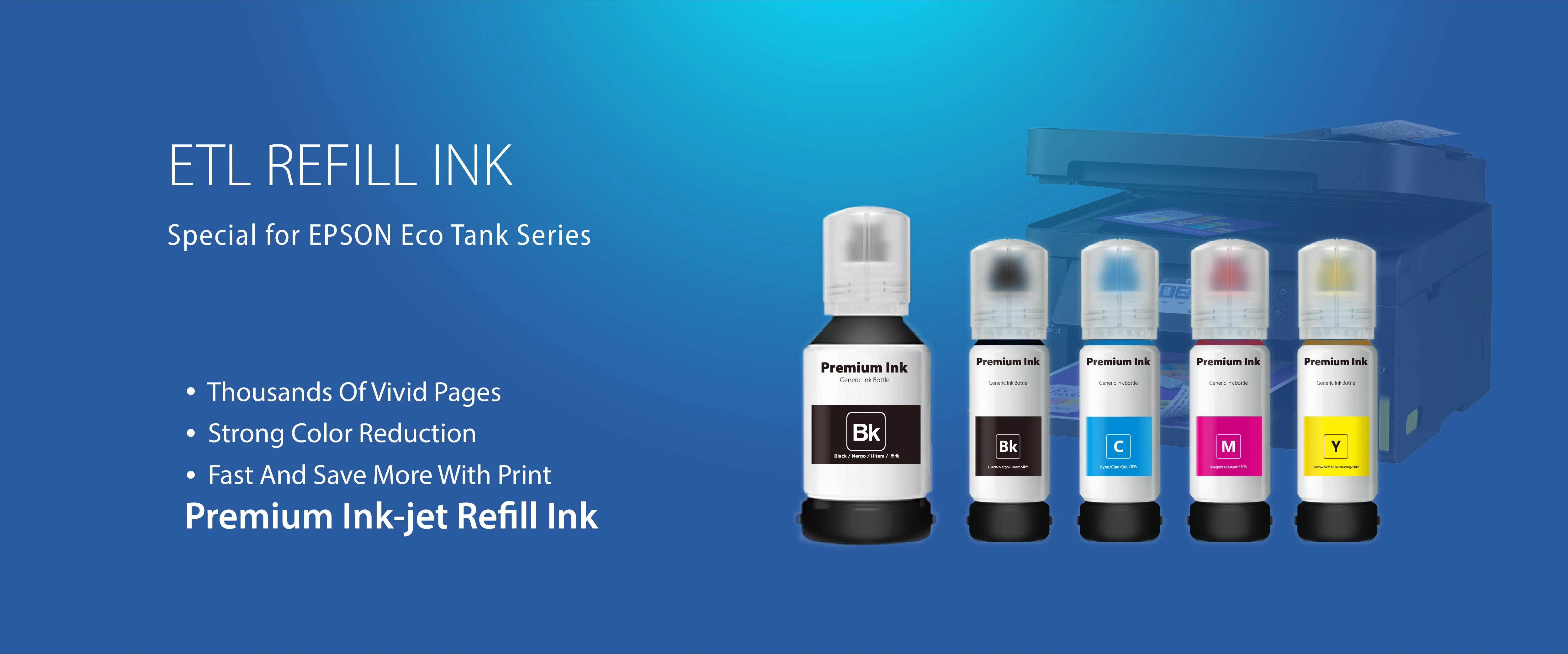 673 T673 T6731 T6733 T6734 T6735 Compatible Bottle Color Refill Tintas ...