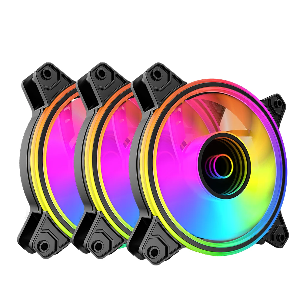 120mm 12v Control RGB ARGB PC Cooling Fan - 30000 Hrs Life