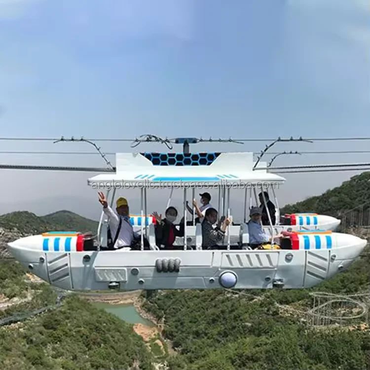 Ropeway System Large Outdoor Adventure Ropeway Airship Rides Airship ...