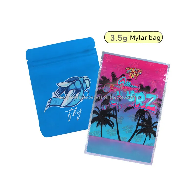 Wholesale Resealable Foil Edible Packing Stand Up Pouch Smell Proof ...