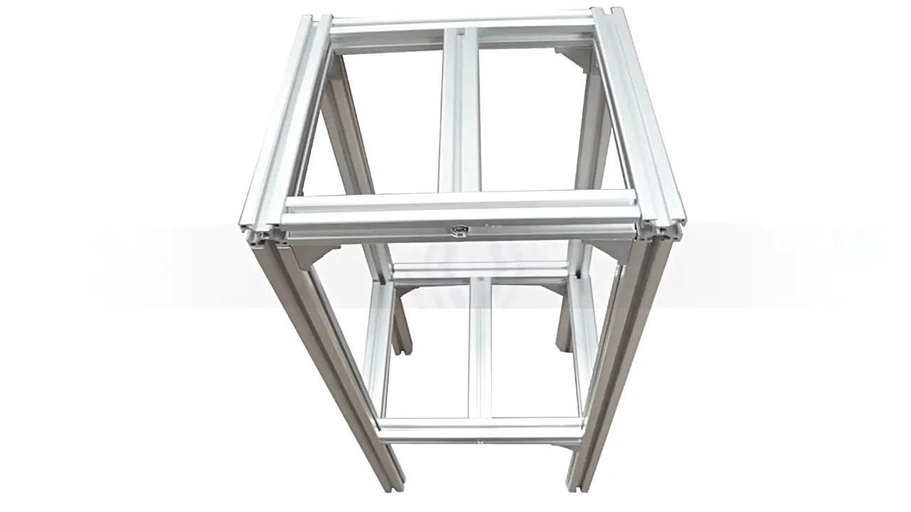 Modular Industrial T Slot Aluminium Extrusion Shelves Frame System ...