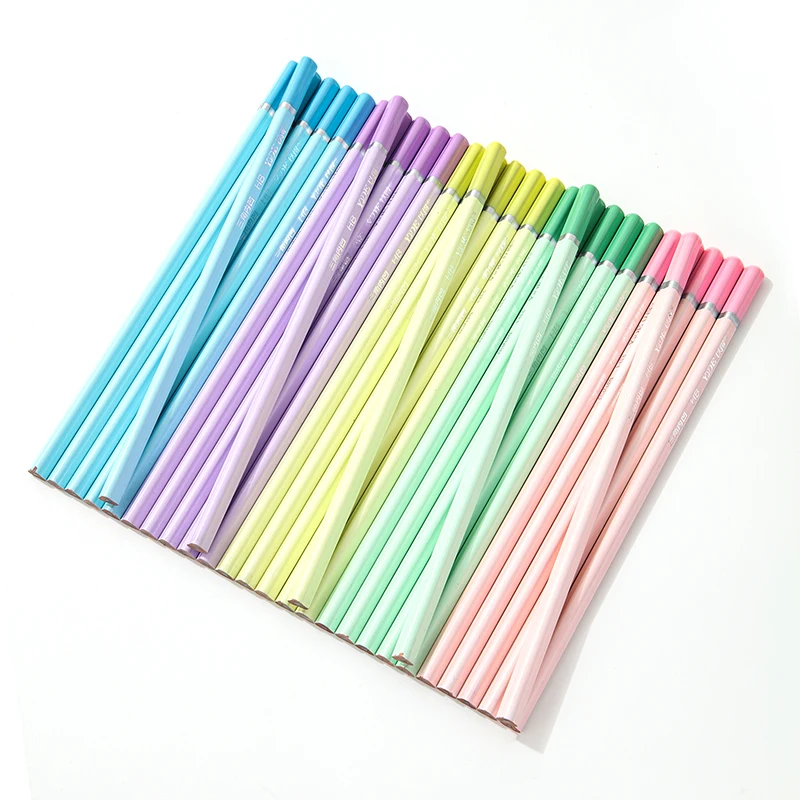 Graphite Hb 2b Lead Pencil Triangle Shape Standard Wooden Pencils For ...