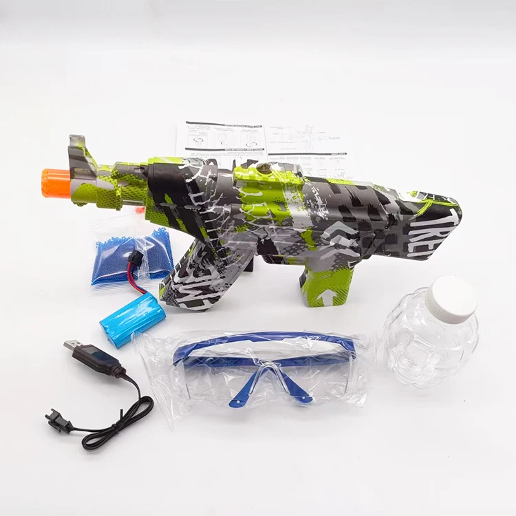 Realistic Pistol Hidrogel Strikeball Gan Electric Akm47 Water Splatter ...
