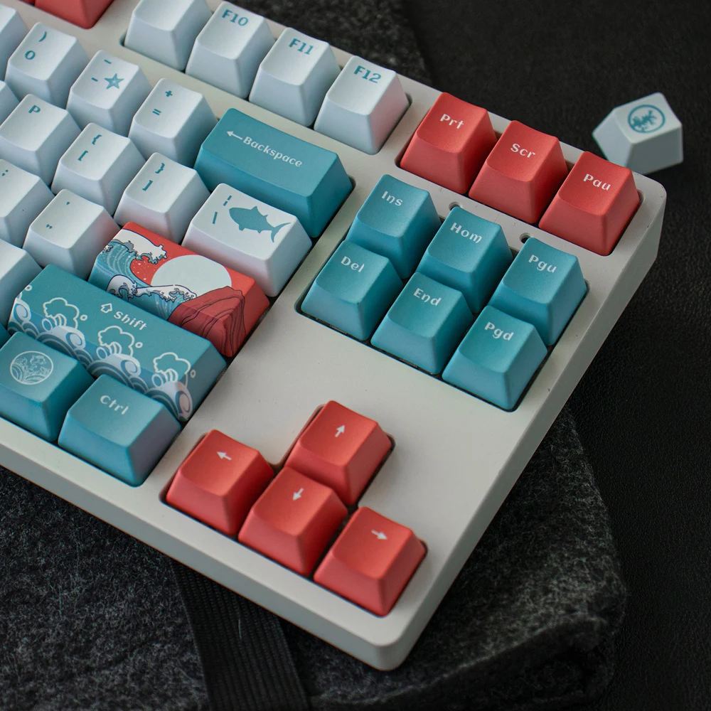 108 Keys Ukiyo-E Keycaps - OEM High PBT Mechanical Keyboard