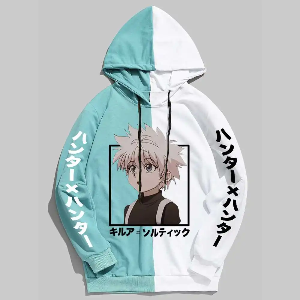 Hunter X Hunter Killua Zoldyck Mens Hoodies Autumn Winter Boys Girls