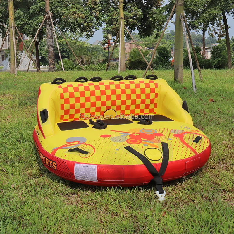 Fds New Heavy-duty Inflatable Towable Booster Tube - Four Person Water ...