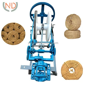Straw Rope Spinning Machine Sisal Rope Spooling Machine Coconut Coir ...