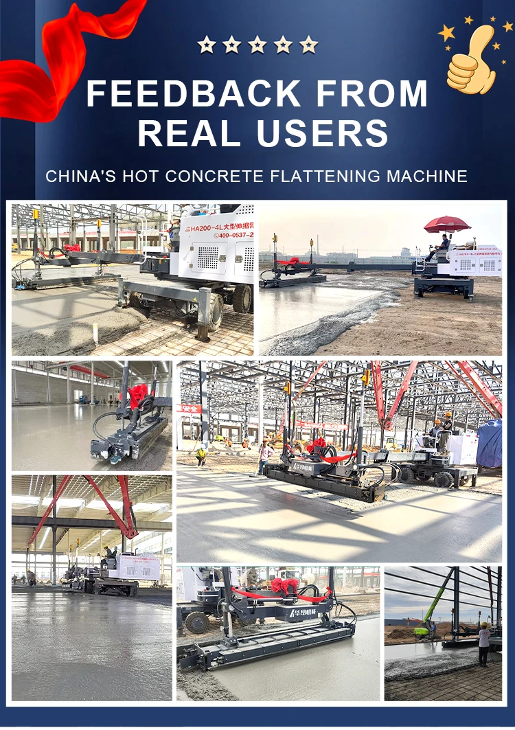 Driving Hydraulic Concrete Gasoline-powered Laser Screed Laser Concrete ...