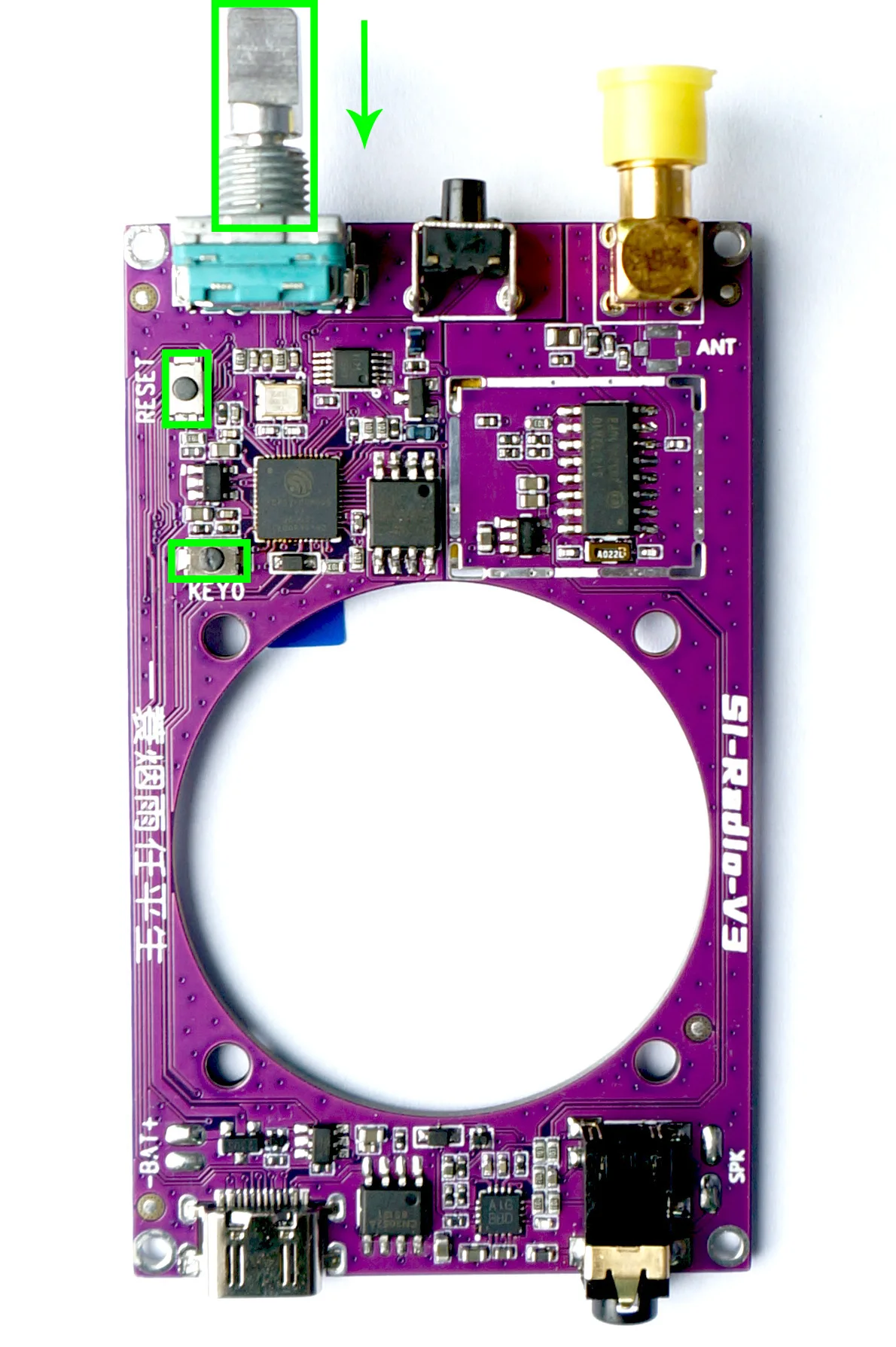 Packbox Portable Handheld SI4732 Radio Receiver - Ham Bands