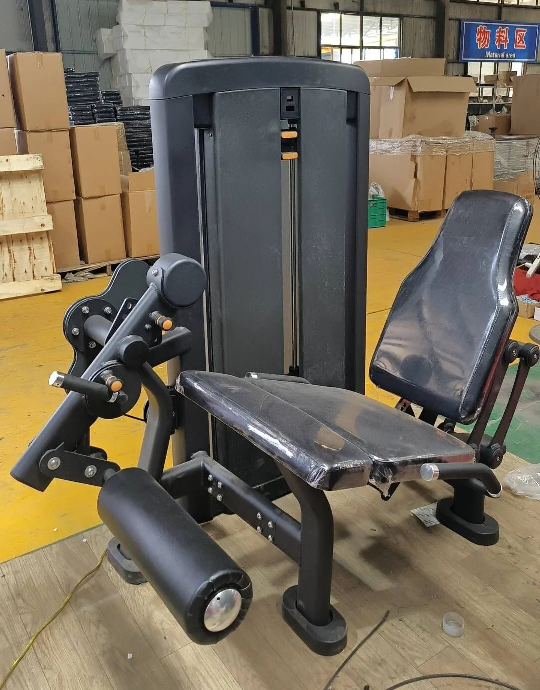 Professional Gym Leg Extension Pin Load Selection Machines Leg ...