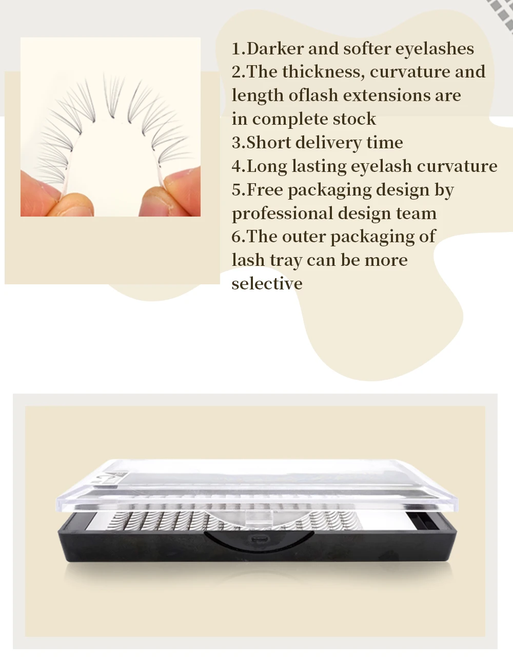 Korea Pbt 2d 3d 4d 5d 6d 7d 8d 9d 10d 14d Premade Volume Fans Short ...