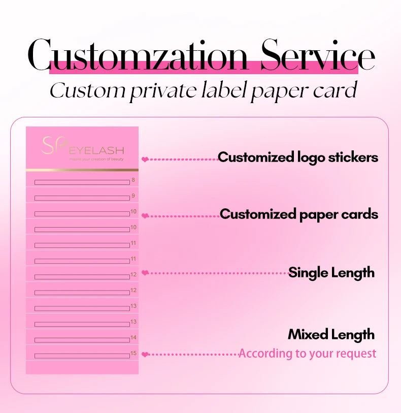 Shop Our Private Label Fans Lashes - Volume Eyelash Extensions