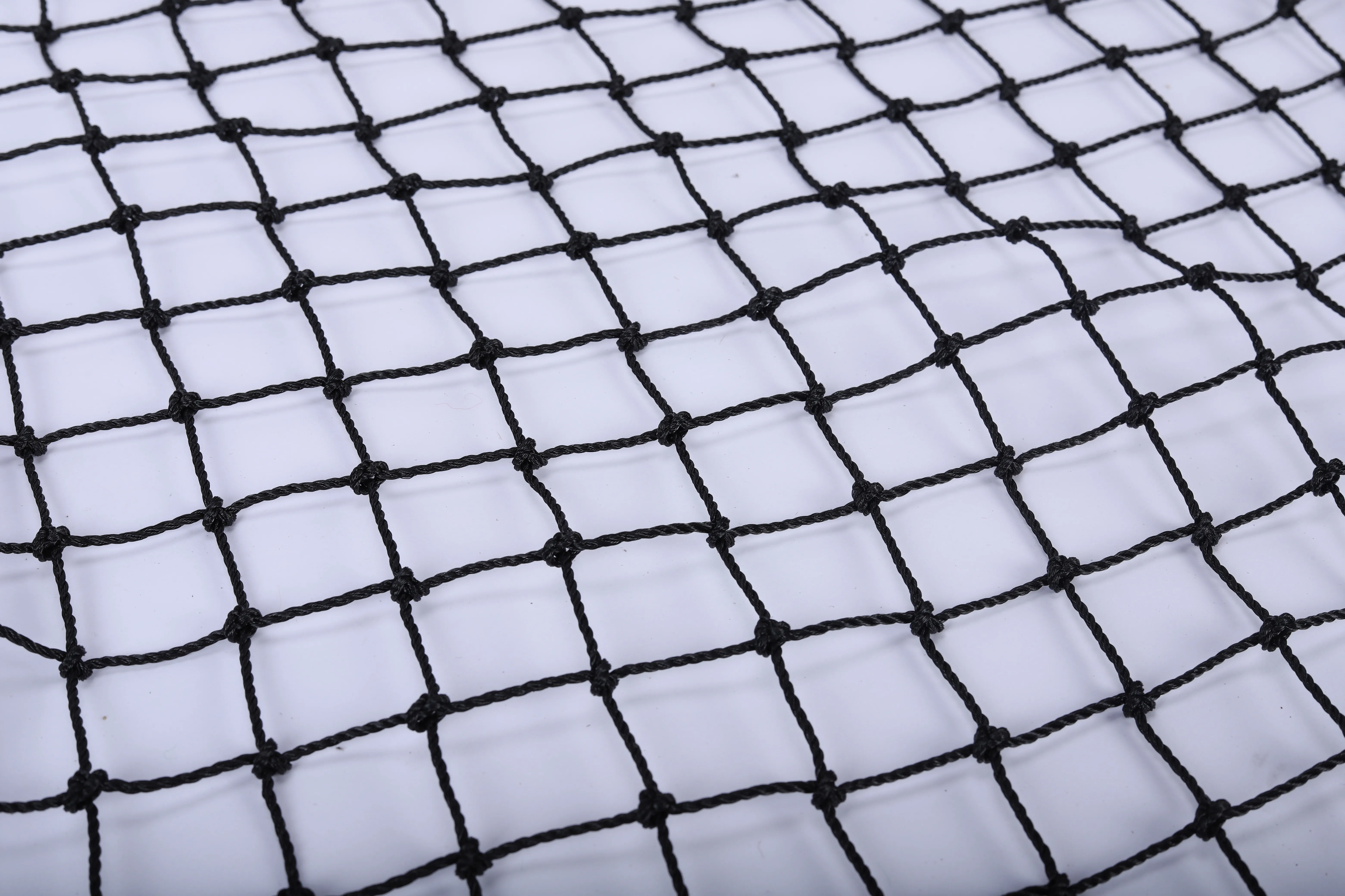 Polypropylene Green Customize Knotless Trailer Net Cargo Net 45mm Mesh ...