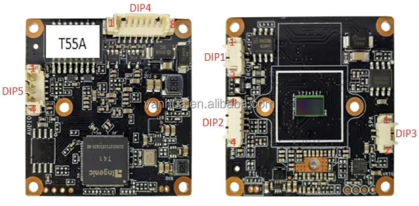 5MP BSI RGB CMOS Sensor CCTV Camera Module with Night Vision, Two-Way ...