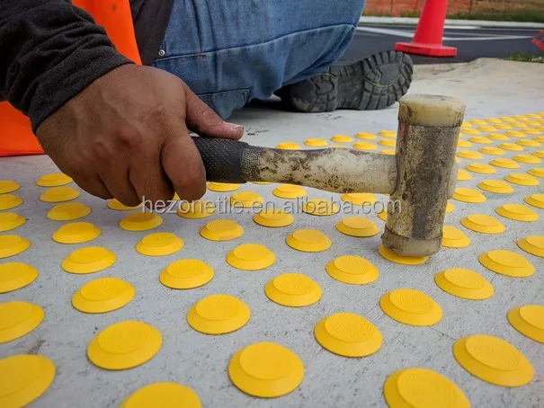 Corten Steel Tactile Markers for Barrier-Free Facilities