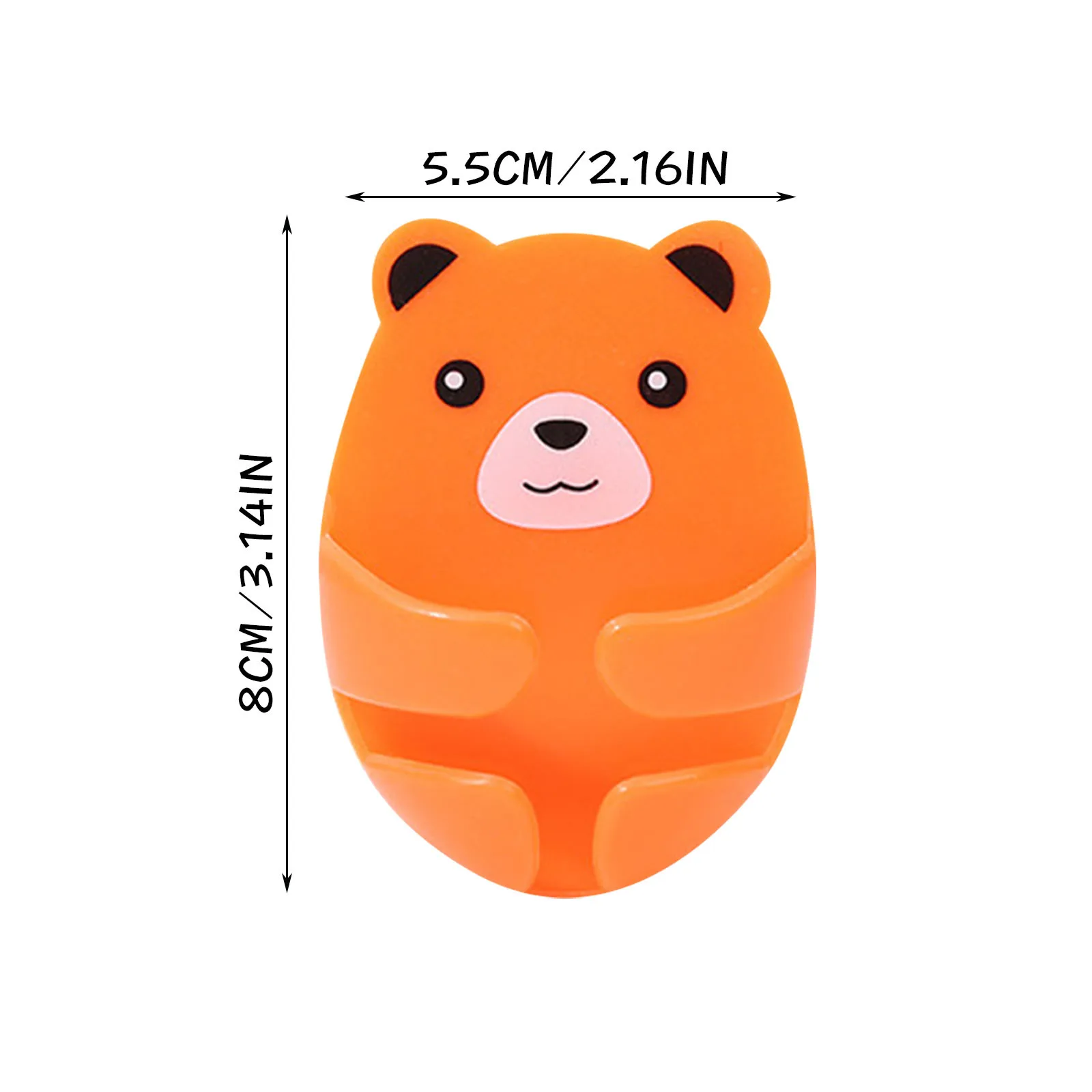 1pc New Wall Storage Hook Bear Plug Bracket Punch-free Power Plug ...