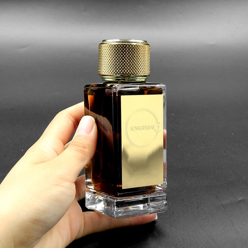 New arrival polish perfume spray bottle empty square 30ml 50ml glass ...