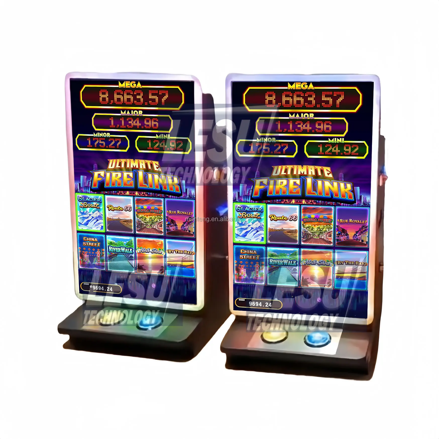 Mini Bartop Arcade Cabinet for Coin Pusher Machine with Firelink Indoor ...