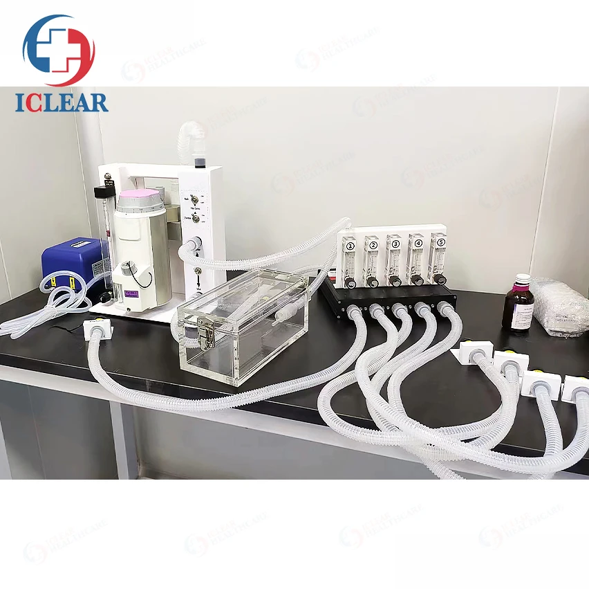 Laboratory Veterinary Anesthesia Machine Multichannel Small Animal ...
