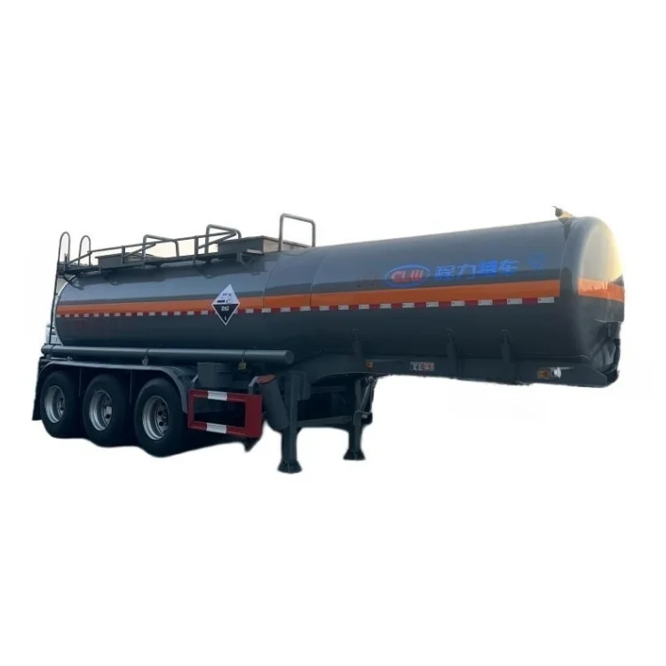3 Axles Chemical Liquid Tank Trailer 20000-60000l Tanker Trailer/semi ...