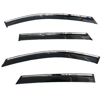 Car Door Windows Sun Vent Visor Wind Shade Rain Guard Deflector Window ...