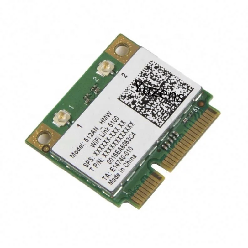 For Dual Band Wifi 5100 512an_hmw 300mbps Wireless 802.11 Agn Half Size ...