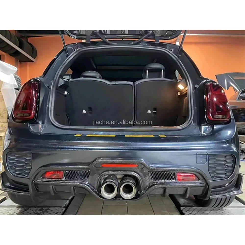 Rear Diffuser Bumper Fins Splitters Bodykit For Bmw Mini R56 2006-2015 ...